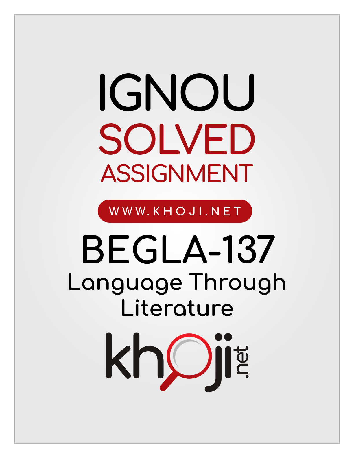 BEGLA-137 Language Through Literature Solved Assignment 2022-23 ... BEGLA-137 Language Through Literature Solved Assignment 2022-23 ...